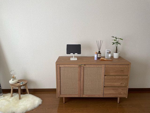 日本製 サイドボード 収納 棚 キャビネット チェスト 大容量[幅119.5] | 【公式】LOWYA(ロウヤ) 家具･インテリアのオンライン通販